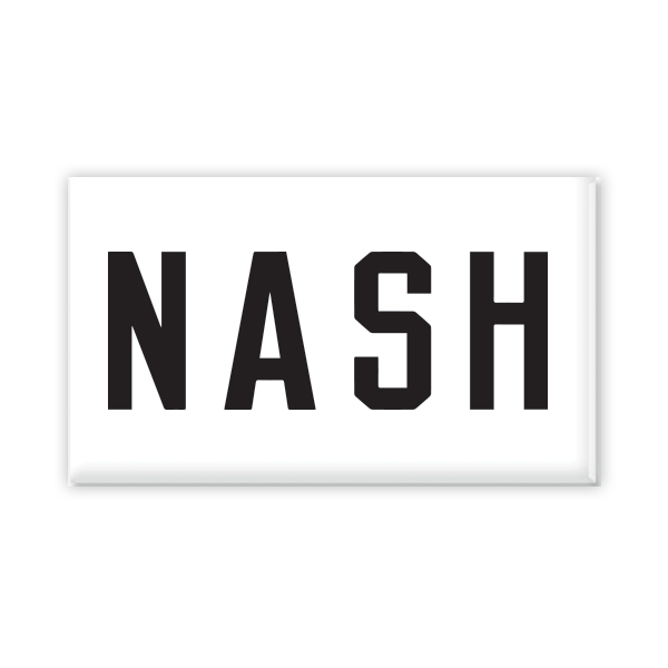 NASH Magnet [White/Black] – The Nash Collection