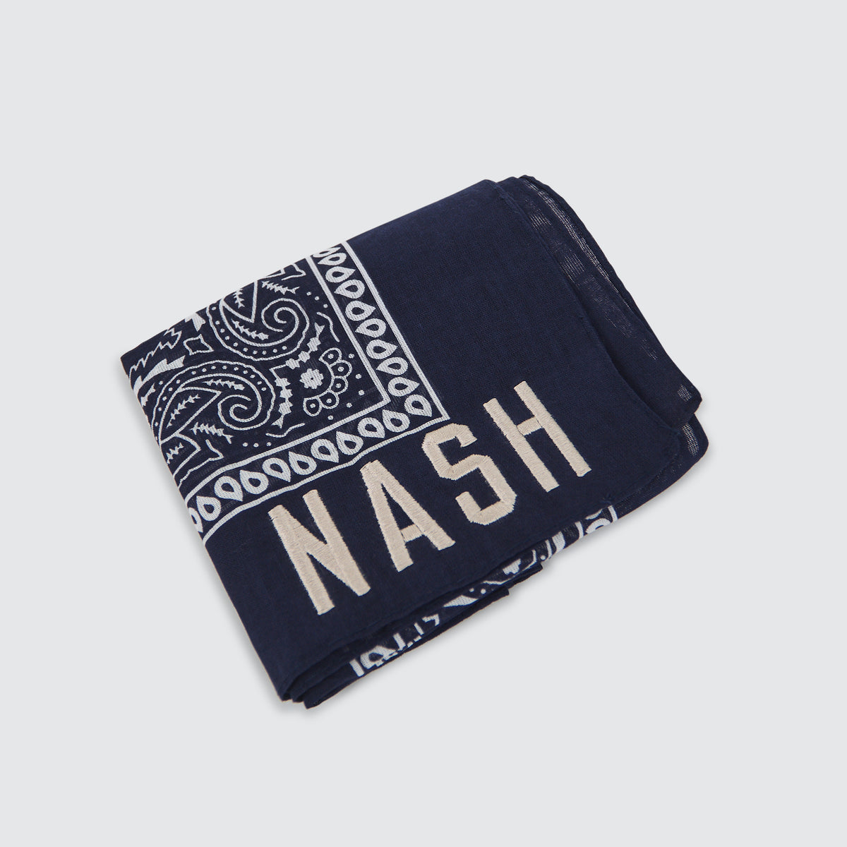 NASH Bandana [Navy/Champagne] – The Nash Collection