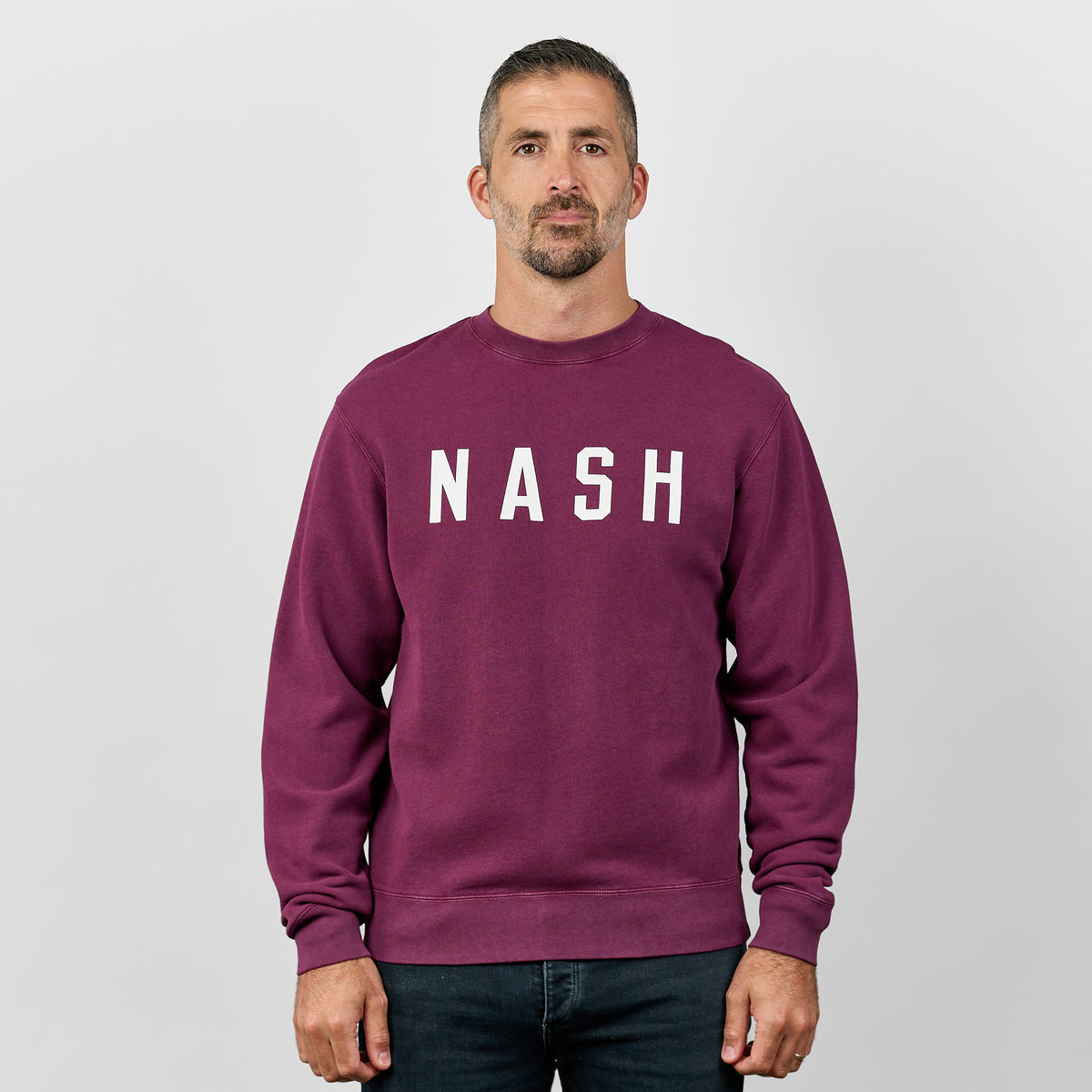 Nash Tonal Essential Crew [Maroon] – The Nash Collection
