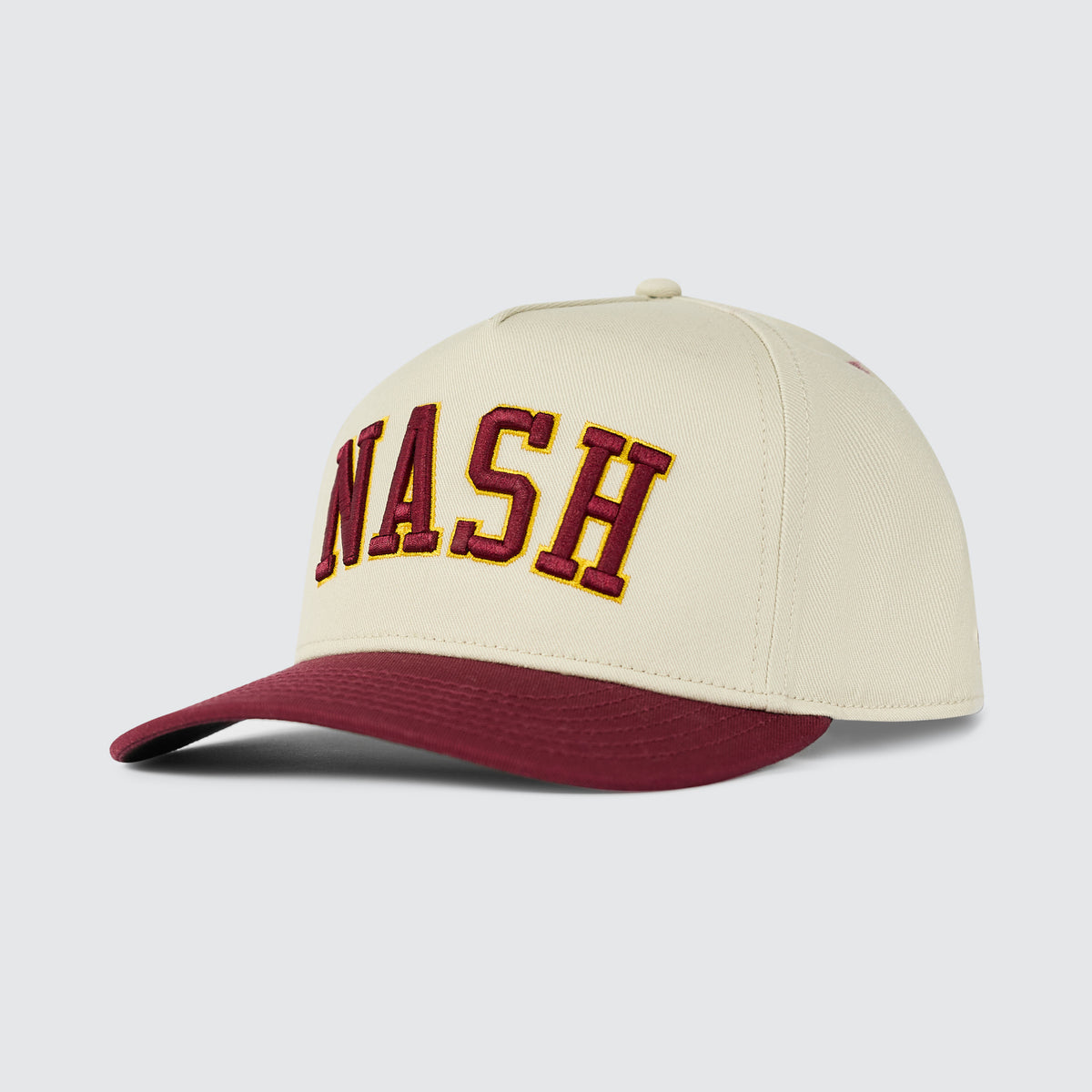 NASH Arched Snapback [Maroon] – The Nash Collection