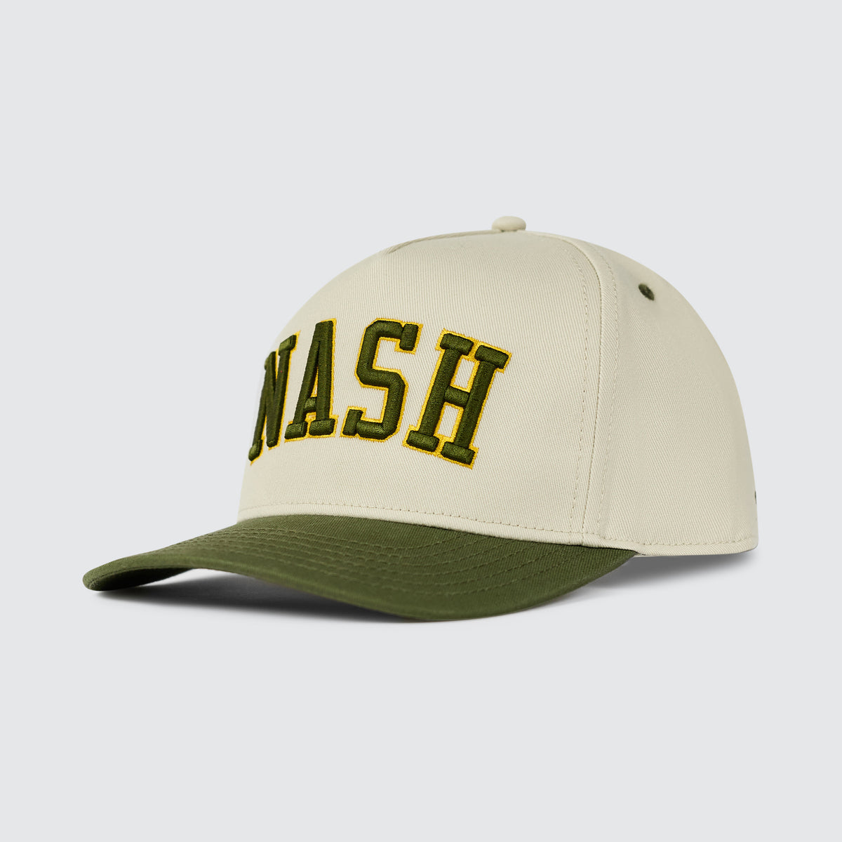 NASH Arched Snapback [Army Green] – The Nash Collection