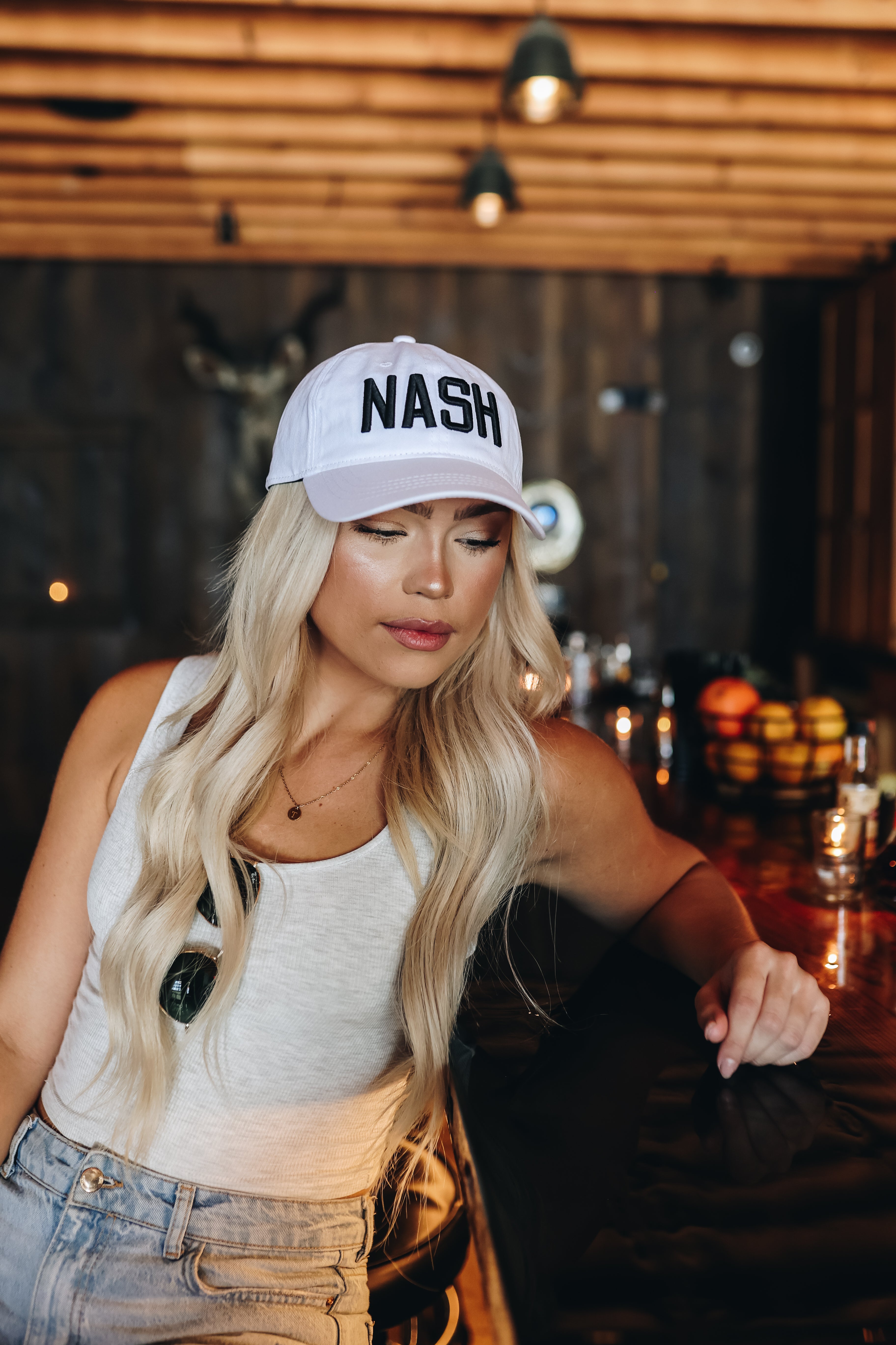 NASH Original Ball Cap [White/Black] – The Nash Collection