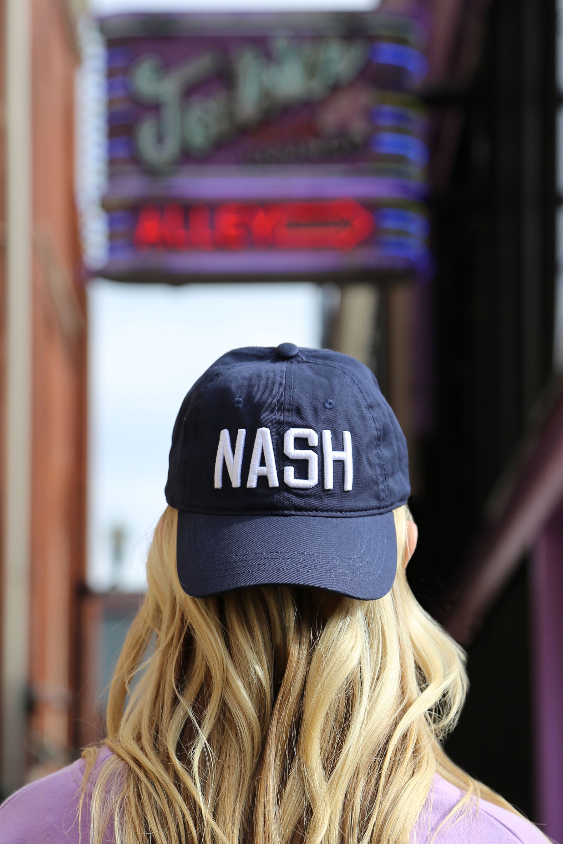 Nash Collection - Nashville Shopping - Navy NASH Original Ball Cap ...