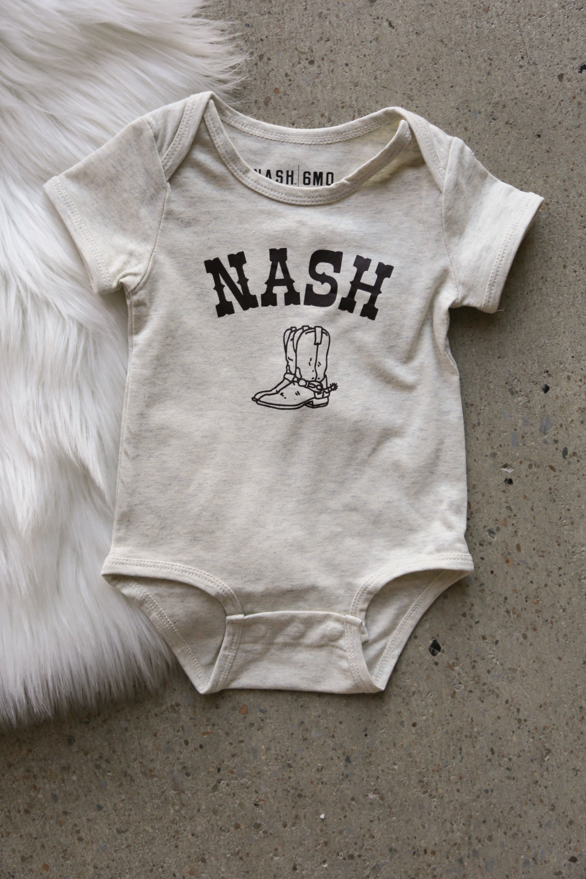 NASH Baby Onesie [Oatmeal] – The Nash Collection
