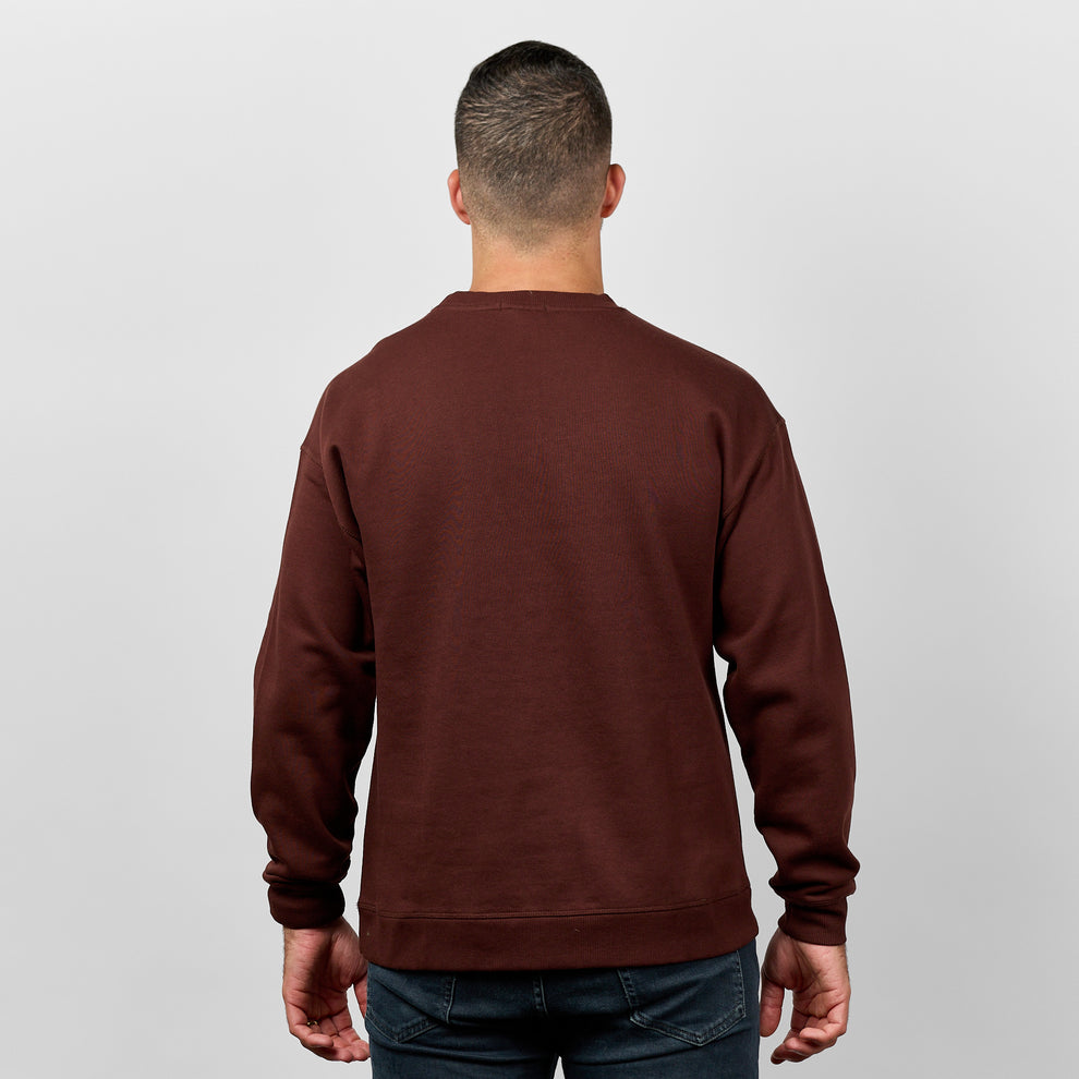 NASH Iconic Crewneck [Dark Brown] – The Nash Collection
