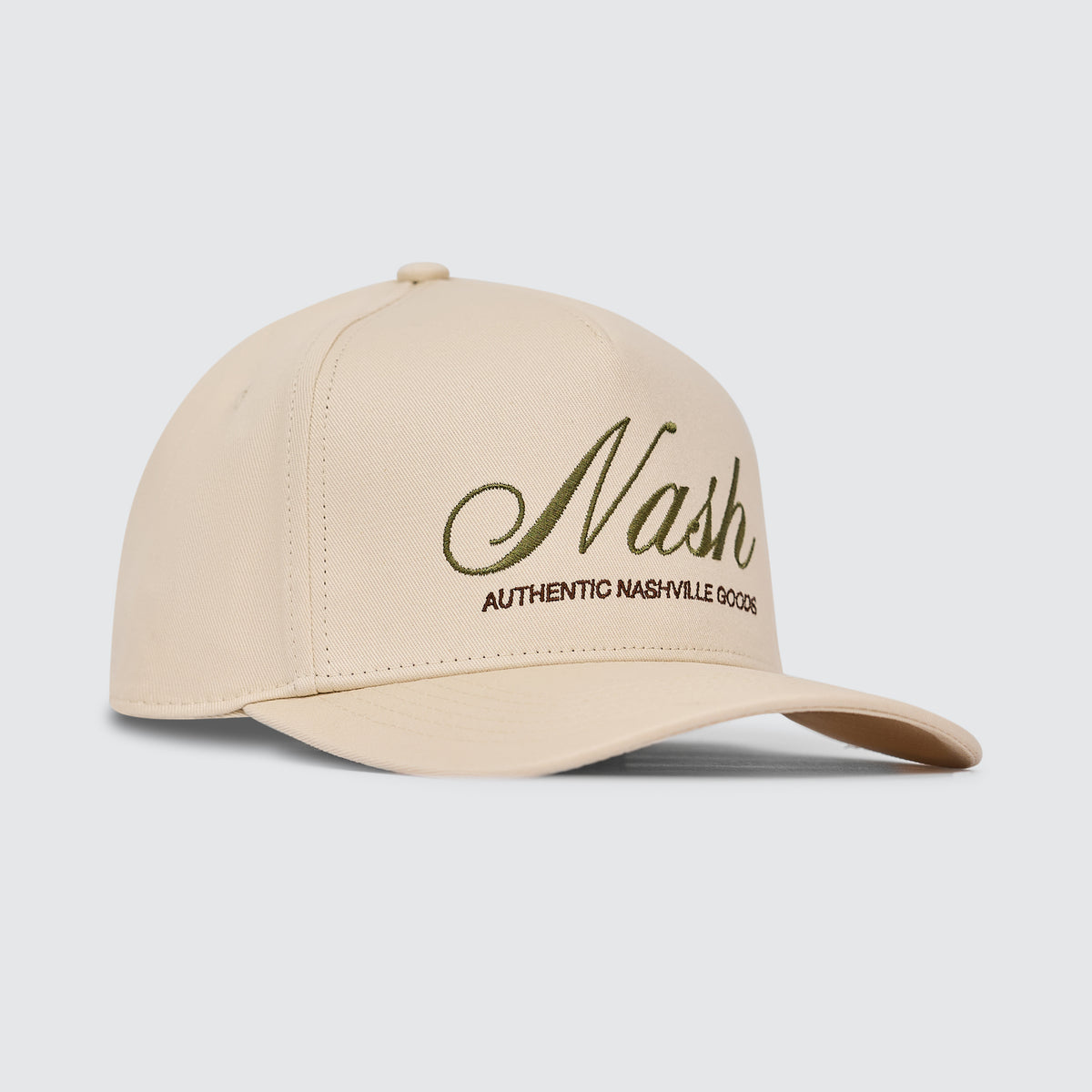 Nash Authentic 5-Panel Cap [Cream] – The Nash Collection