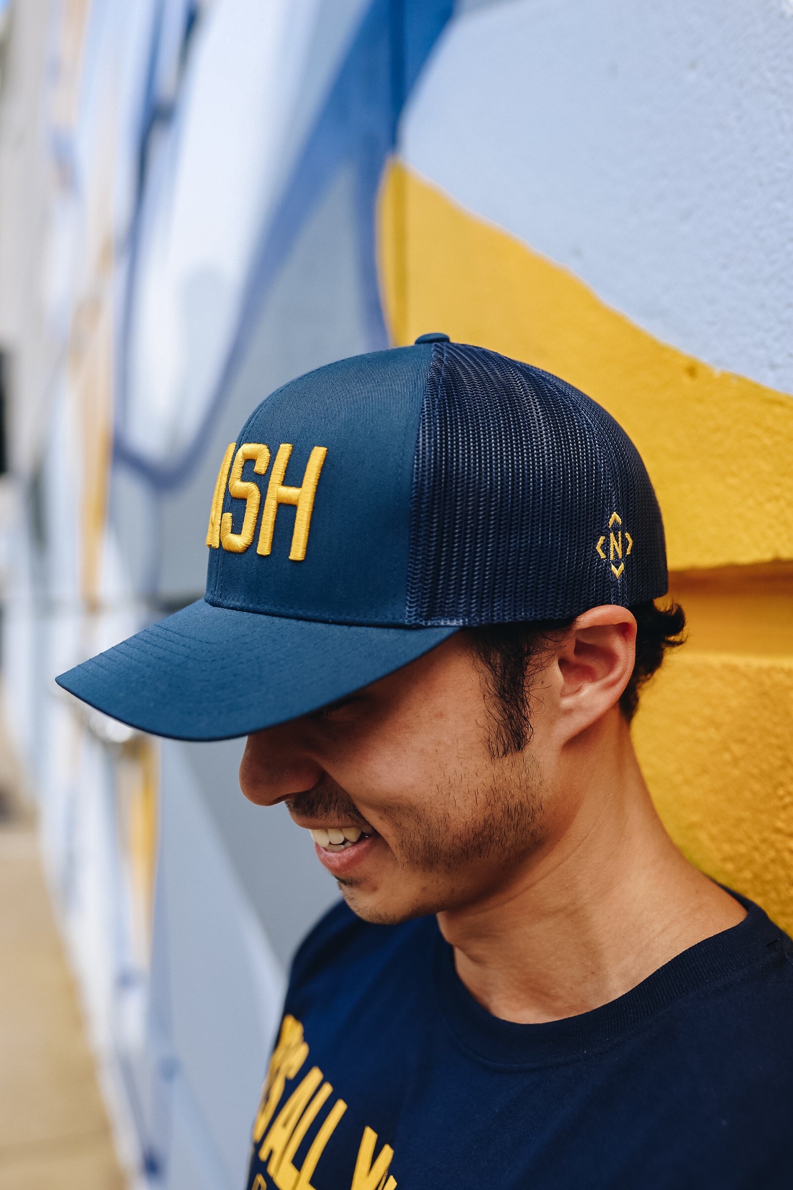 Nashville Predators - Navy/Gold Trucker Hat – The Nash Collection